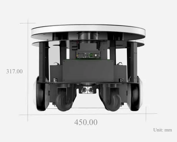 Cost-effective Robot Chassis Round Platform With Smart Functions - Buy ...