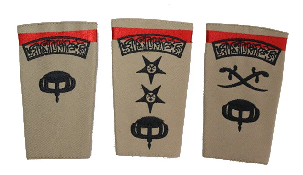 Saudi Arabia Khaki Shoulder Rank Epaulettes for Combat Suit
