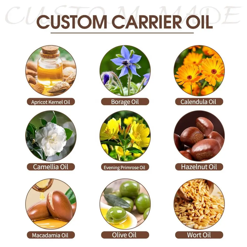 Organic Carrier Oils - Premium Moisturizers for Hair & Skin