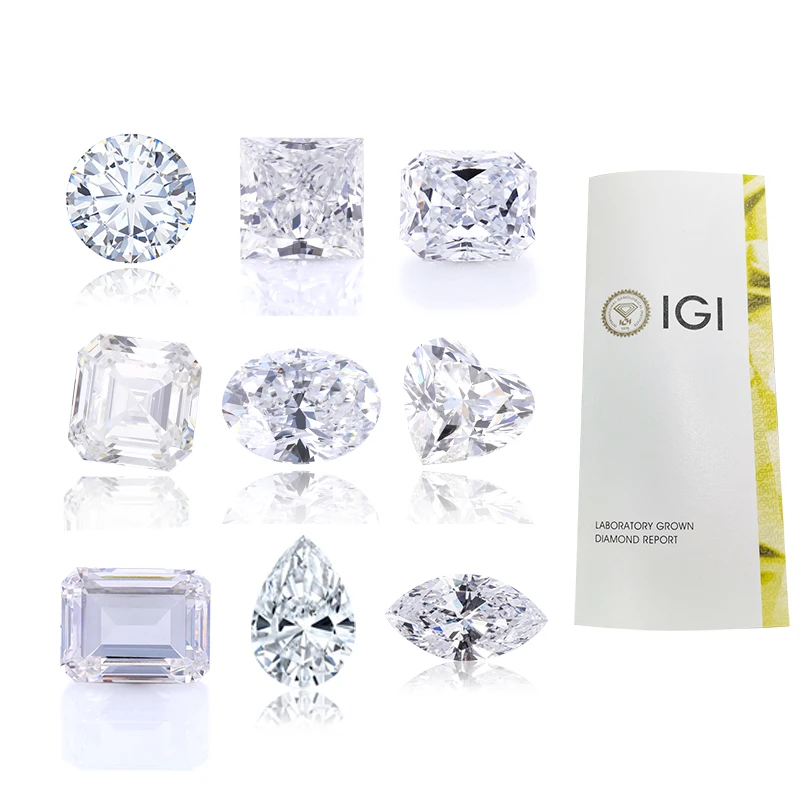 IGI Certified Lab Grown Diamonds - Big Size & Quality