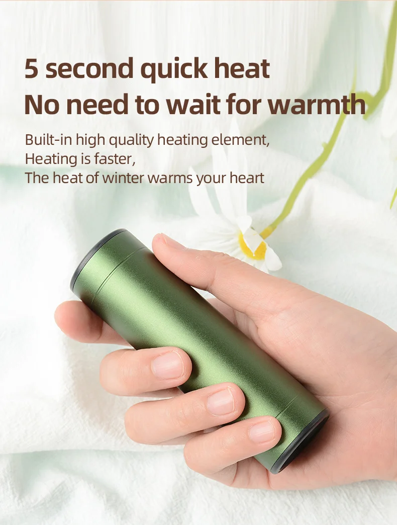 Hand Warm Rechargeable Portable Power Bank - 10000mah
