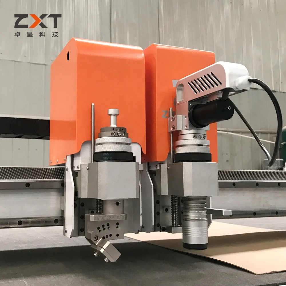 Automatic Cnc Cutter Plotter Flat Bed Corrugated Cardboard Carton Box ...