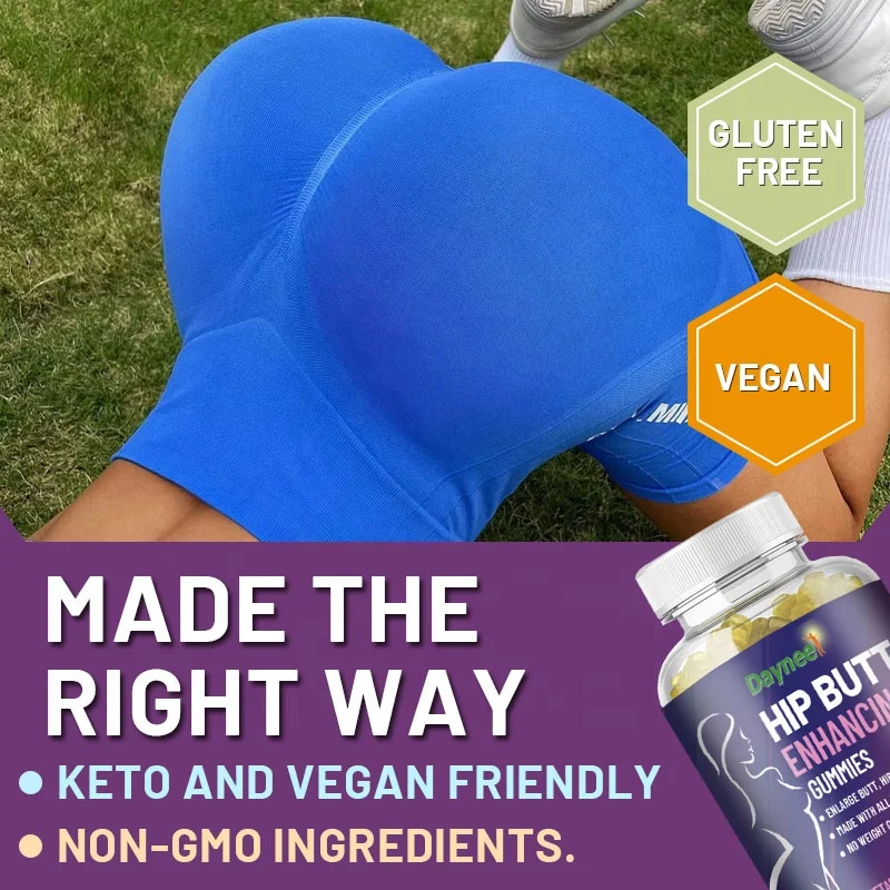 Natural Bbl Gummies Big Butt Gummy Buttock Booster Hip Enlargment Candy Hip Butt Gummies - Buy ...