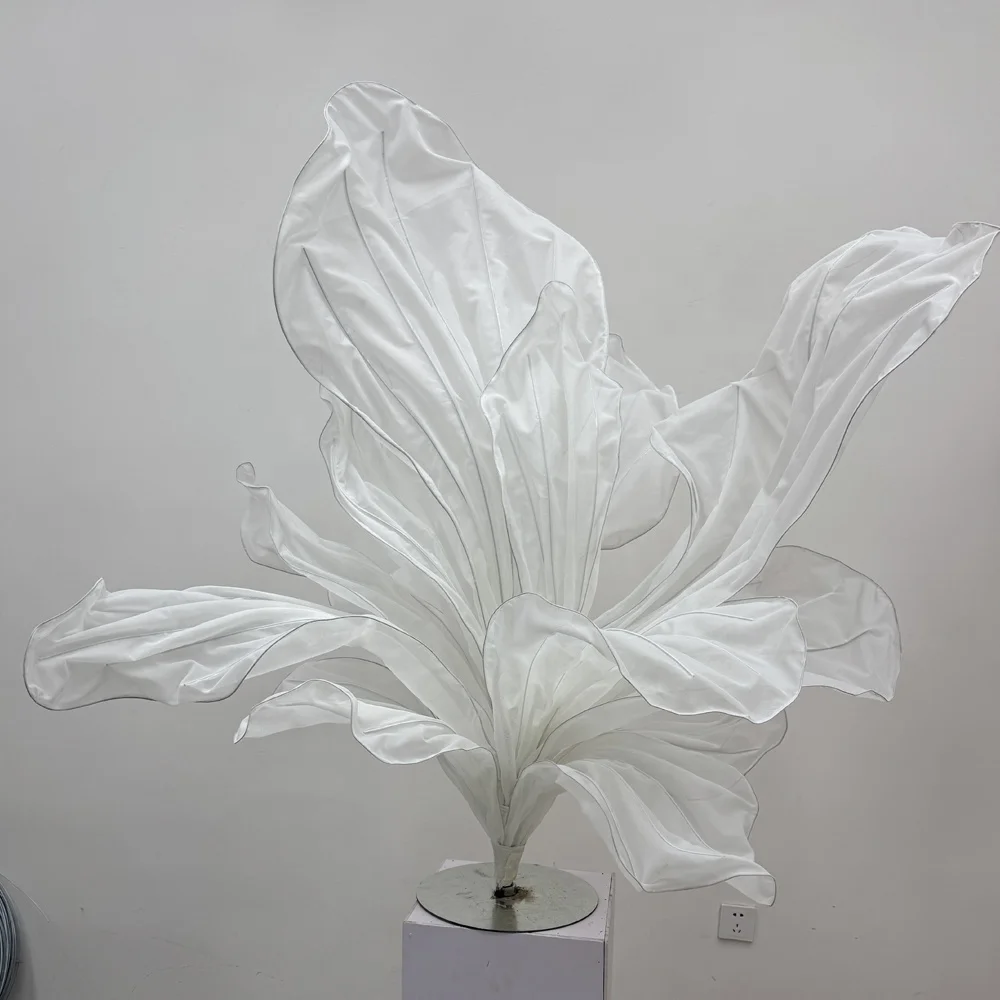Luxury High-End Custom Handmade Giant Silk Art Installation