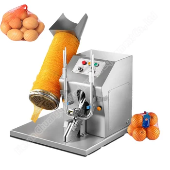 Mussel Packing Mesh Package Fruit Vegetable Net Bag Packaging Machine ...