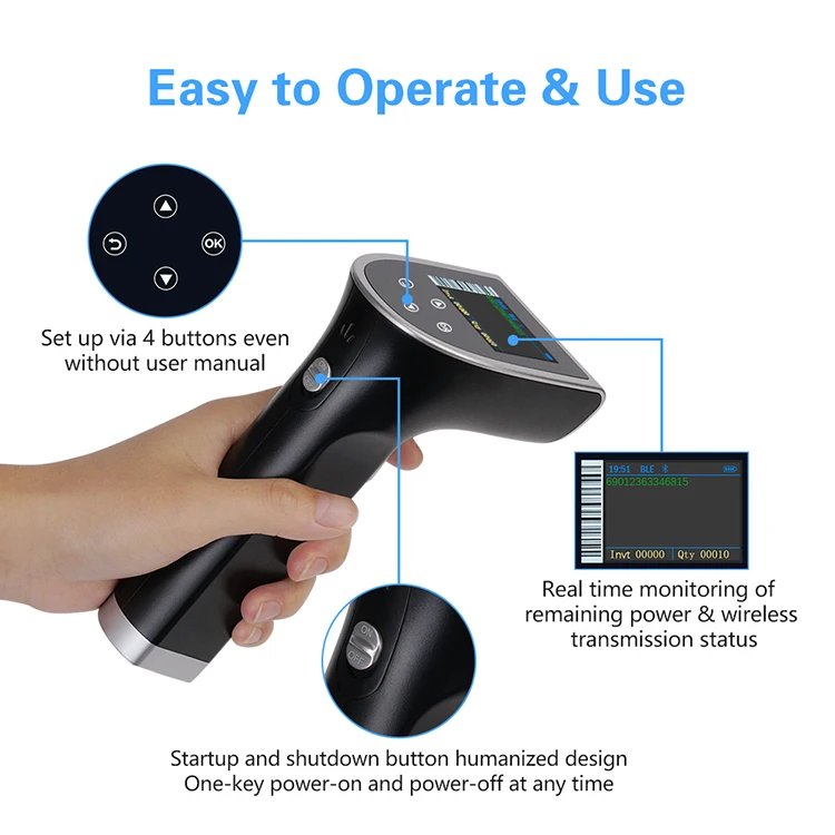 YHDAA Handheld Android Qrcode Pos Terminal With Barcode Reader Scanning ...