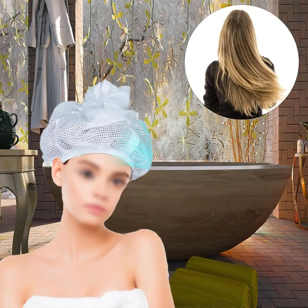 Hot Sell Net Plopping Cap For Drying Curly Hair Soulta Net Plopping Cap ...