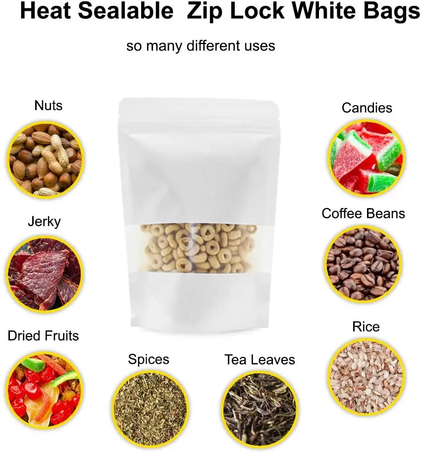 Kraft Paper Sachet Stand up Pouch - Customizable & Durable