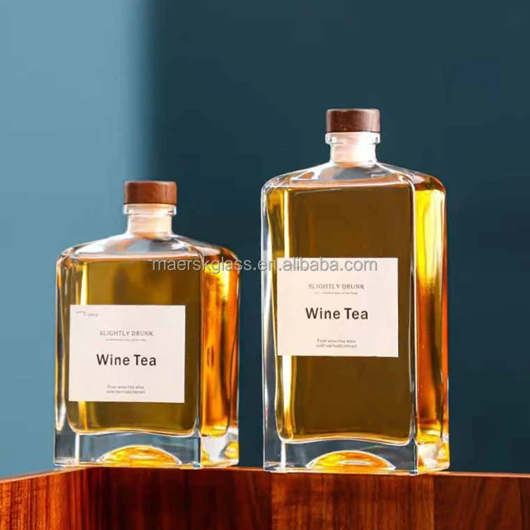 New Arrival Decanter Alcoholic Whisky Square Glass Bottle Wine Liquor ...