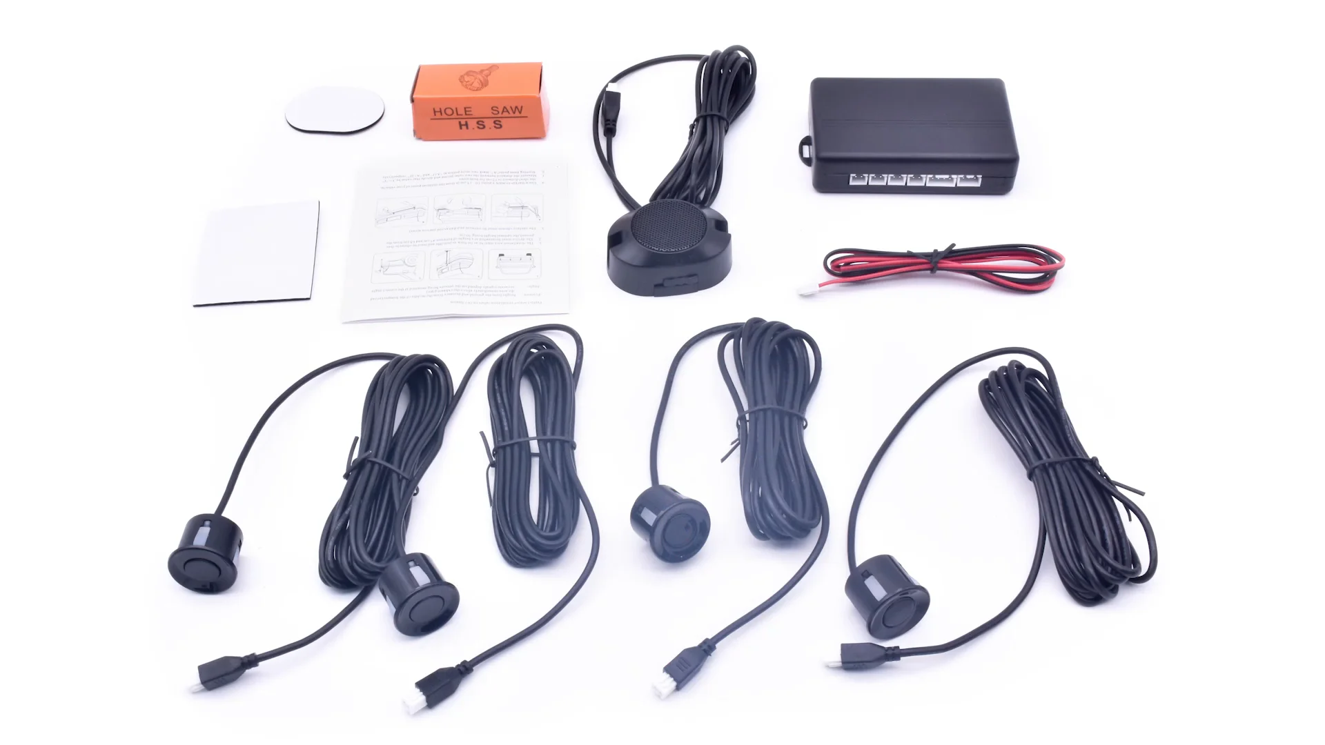 Radar Sensor Detection Range Car Waterproof Metal Reversing Parking ...