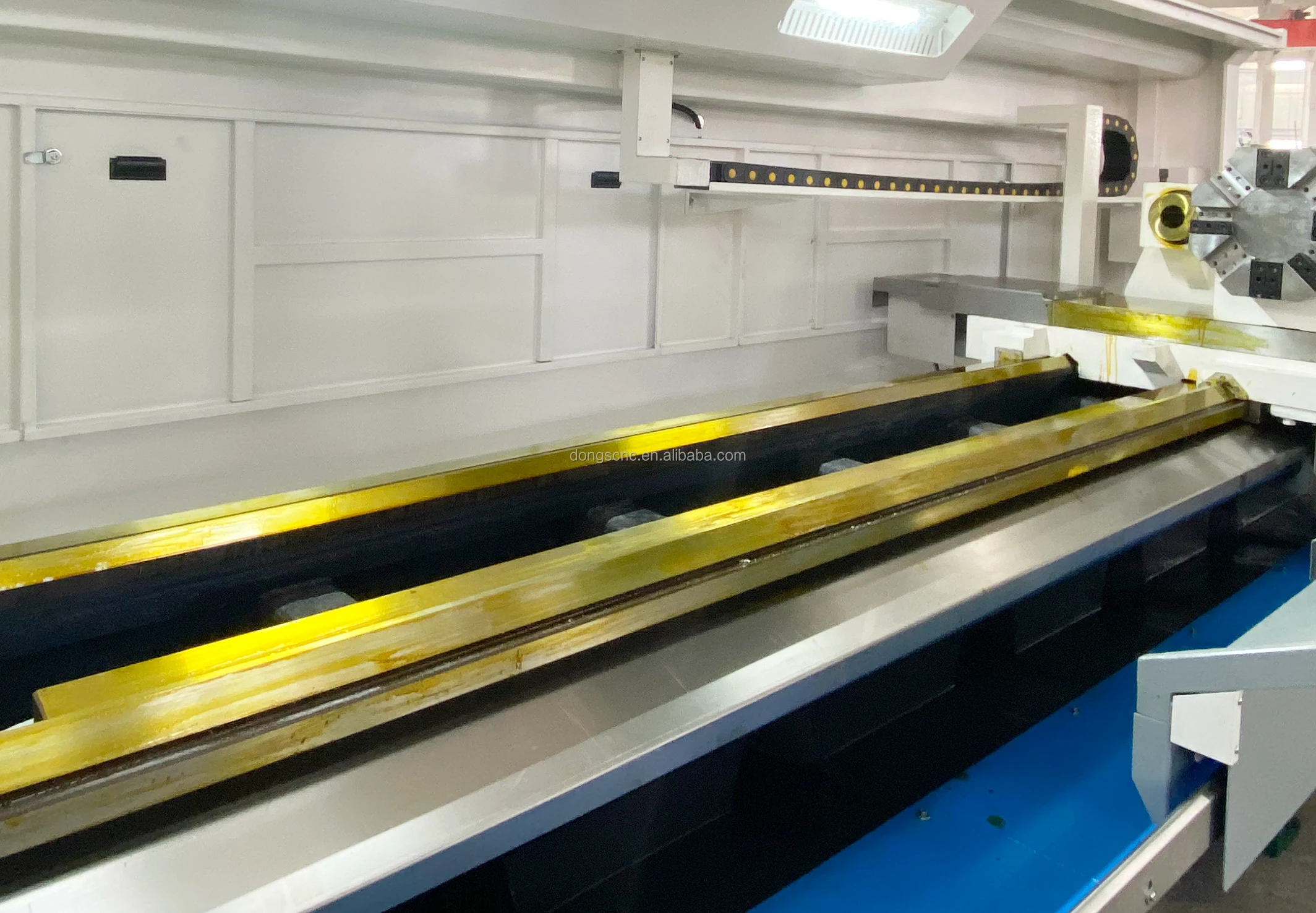 High Precision Cnc Lathe Machine Heavy Duty Flat Bed Cnc Lathe ...