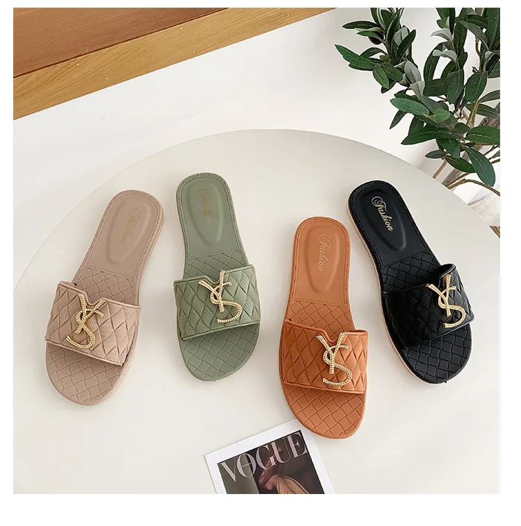 Cheap Slippers Women Wear Flat Fashion Sandals And Slippers Out in ...