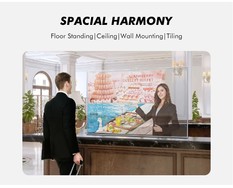 Stand Smart Interactive Transparent Touch Oled Screen Monitor ...