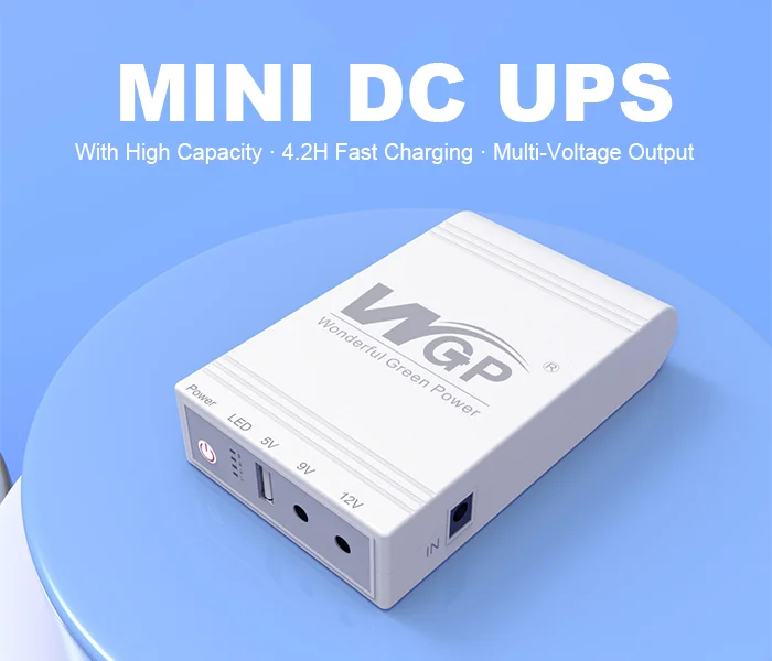 Wgp 12v 9v 5v Dc Multiple Output Smart Mini Ups For Ip Cctv Camera ...