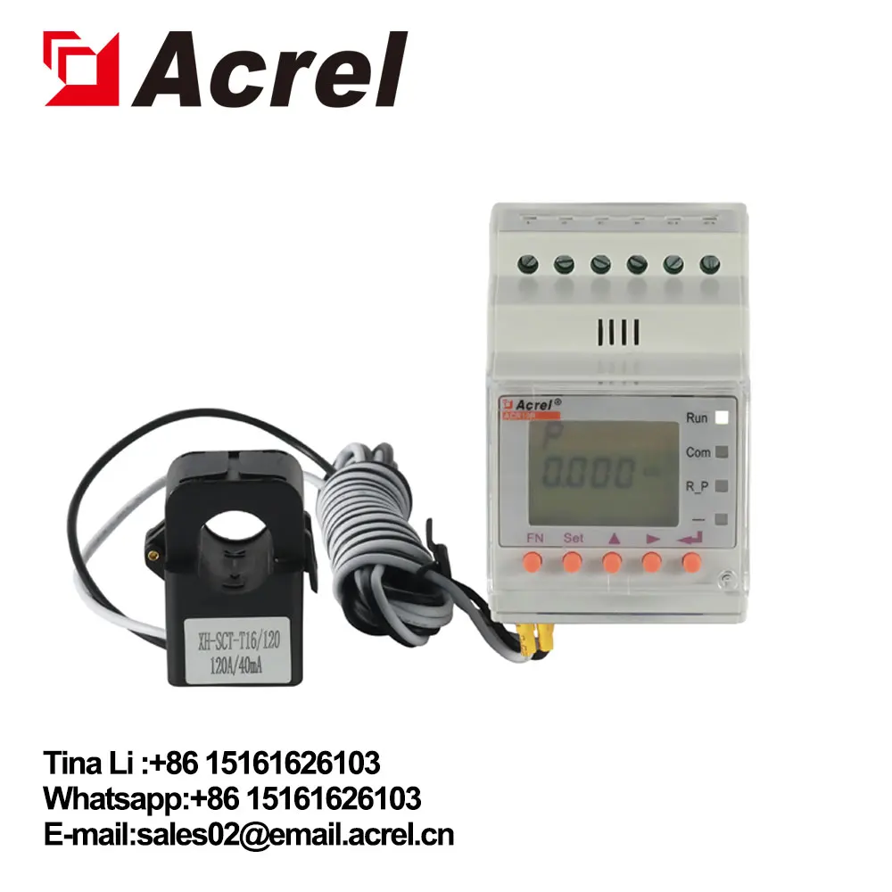Acrel Acr10r-d16te Single Phase Ac Digital Solar Electric Energy Meter Smart Multi-function ...