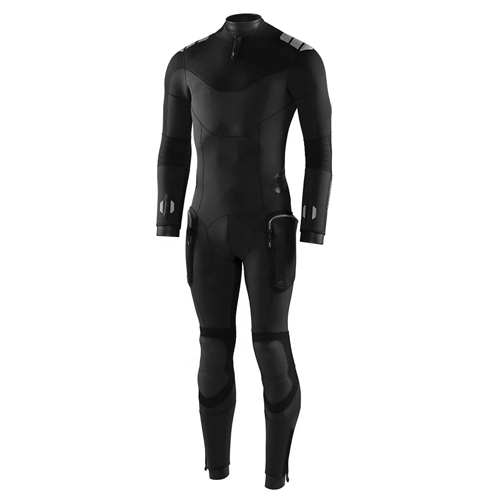Mens 5mm Front Zip Diving Snorkeling Surfing Swimming Suit Wetsuit ...