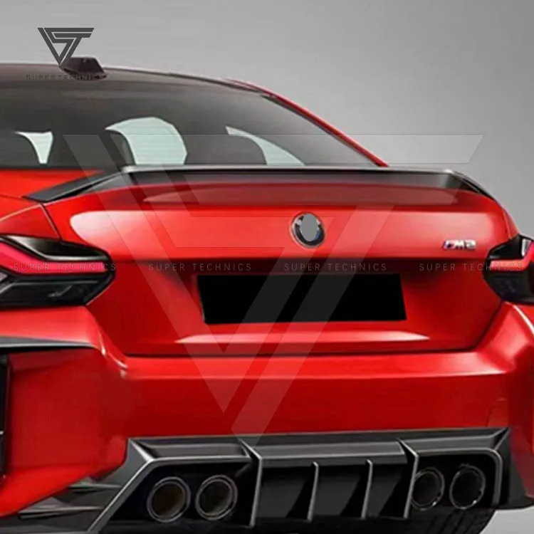 Pt Style Carbon Fiber Rear Spoiler For Bmw 2 Series G87 M2 2023 - Buy ...