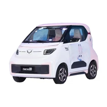 Wuling Nano Ev Mini Electric Car 2 Seats 4 Wheels Chinese Mini Electric ...