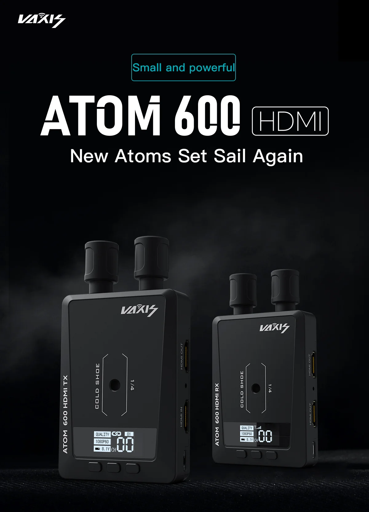 Vaxis Atom 600 Wireless Transmitter Receiver 1080p Hd Image Video ...