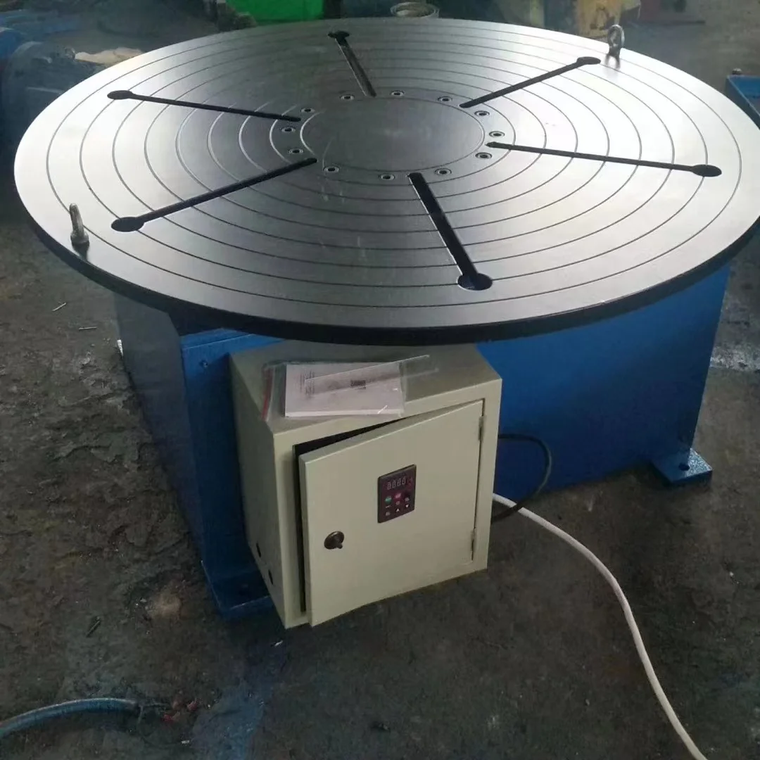 1 Axial Rotator Automatic Welding Rotary Positioner Table