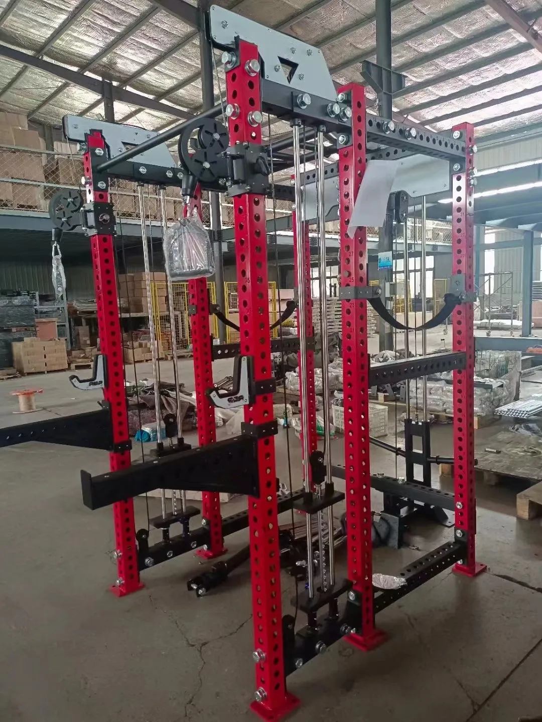 All In One Power Rack Multi Function Fitness Home Gym Equipment Smith ...