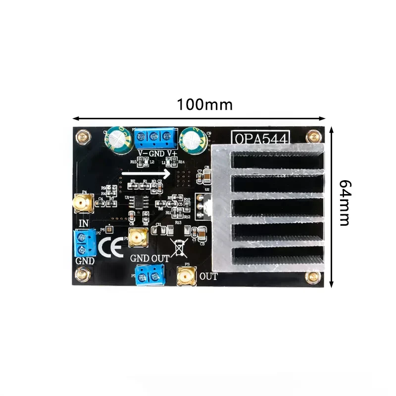 Opa544 Low-frequency Power Amplifier Module High Voltage And High Current 68v Peak 2a Load ...