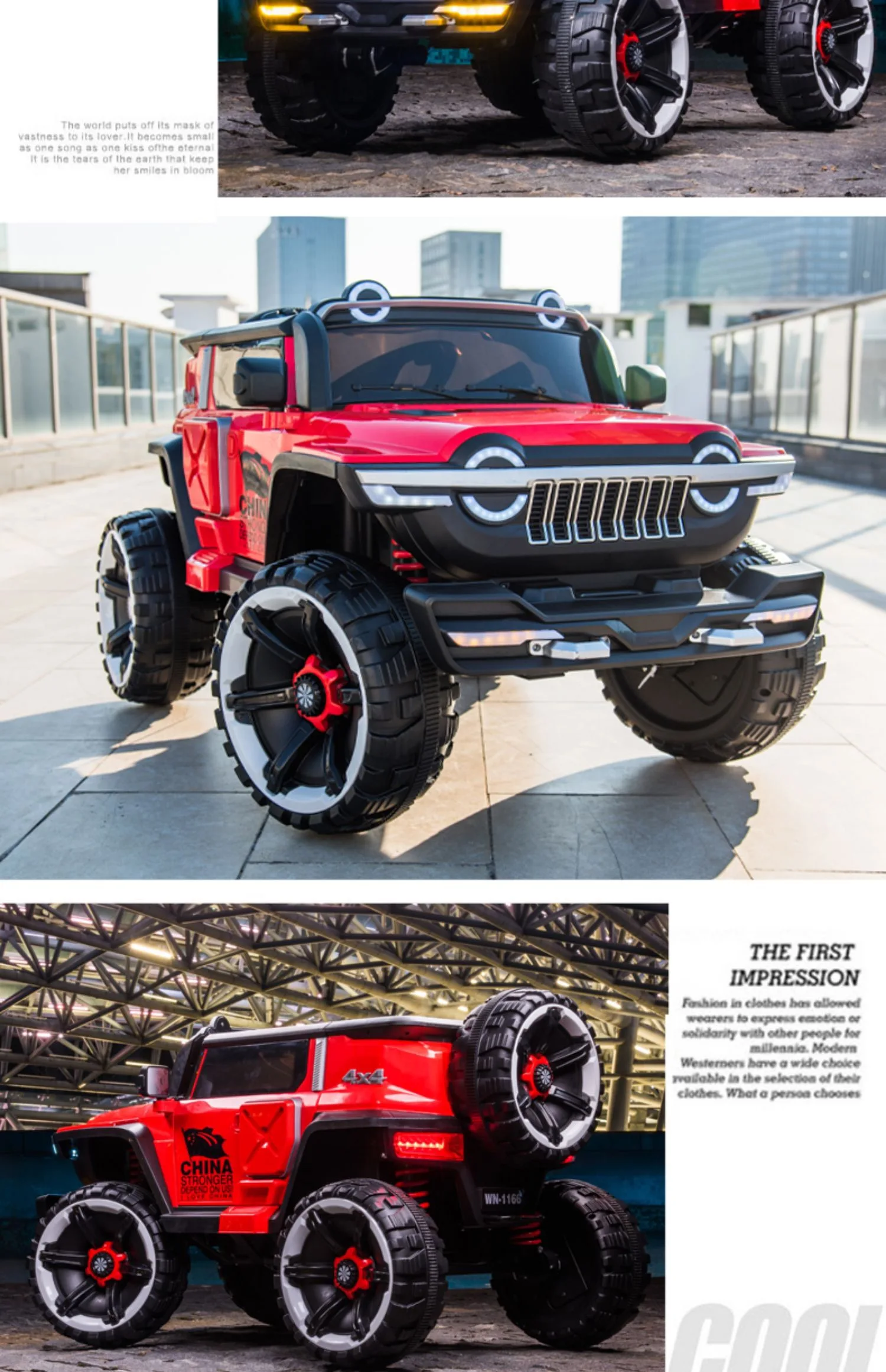 Remote Control Baby 12v Ride on Car - Kids Electric Toy