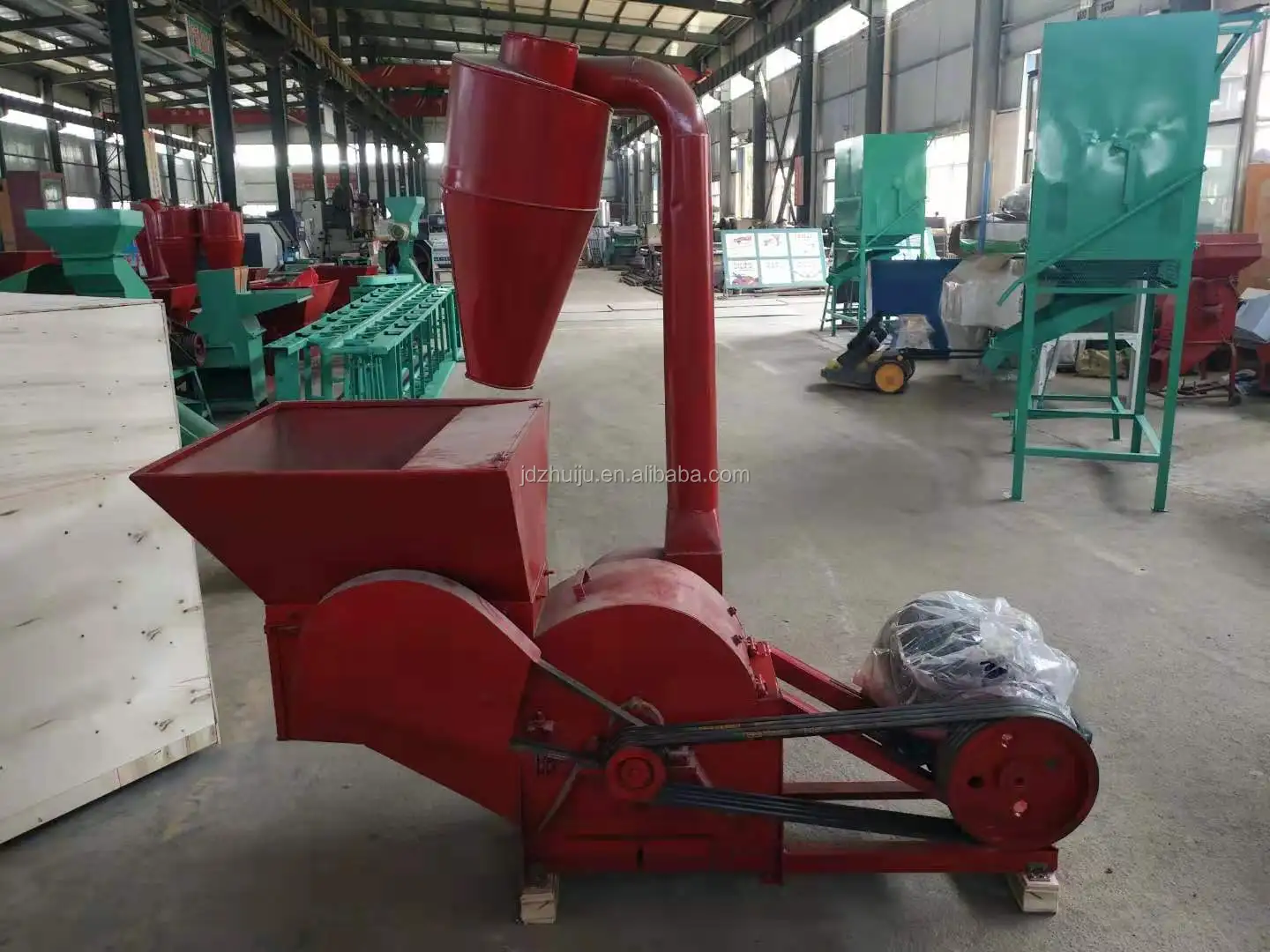 Grass Crusher hay Chopper Straw Crusher Feed Hammer Mill/1 Ton Grain ...