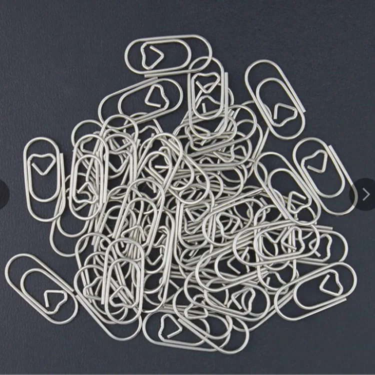 Golden Silver Rose pink Colors 2cm Long Mini Heart Designed Custom logo ...