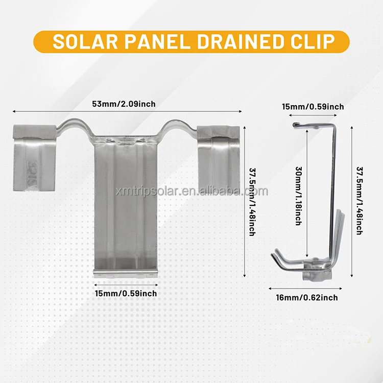 New Design Sus304 Solar Photovoltaic Water Guide Clip In Stock - Buy ...