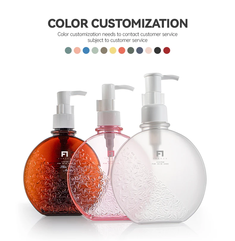 Luxury Shampoo Bottle Design - Premium Skincare Packaging