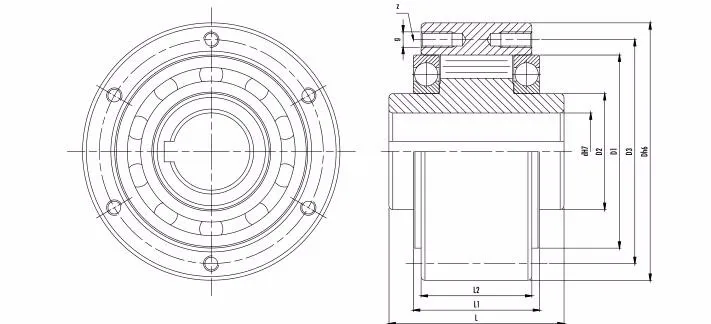 GFR50 Beyond Bearing GLP50 GL50 GL 50 One-Way Roller Flywheel Clutch ...