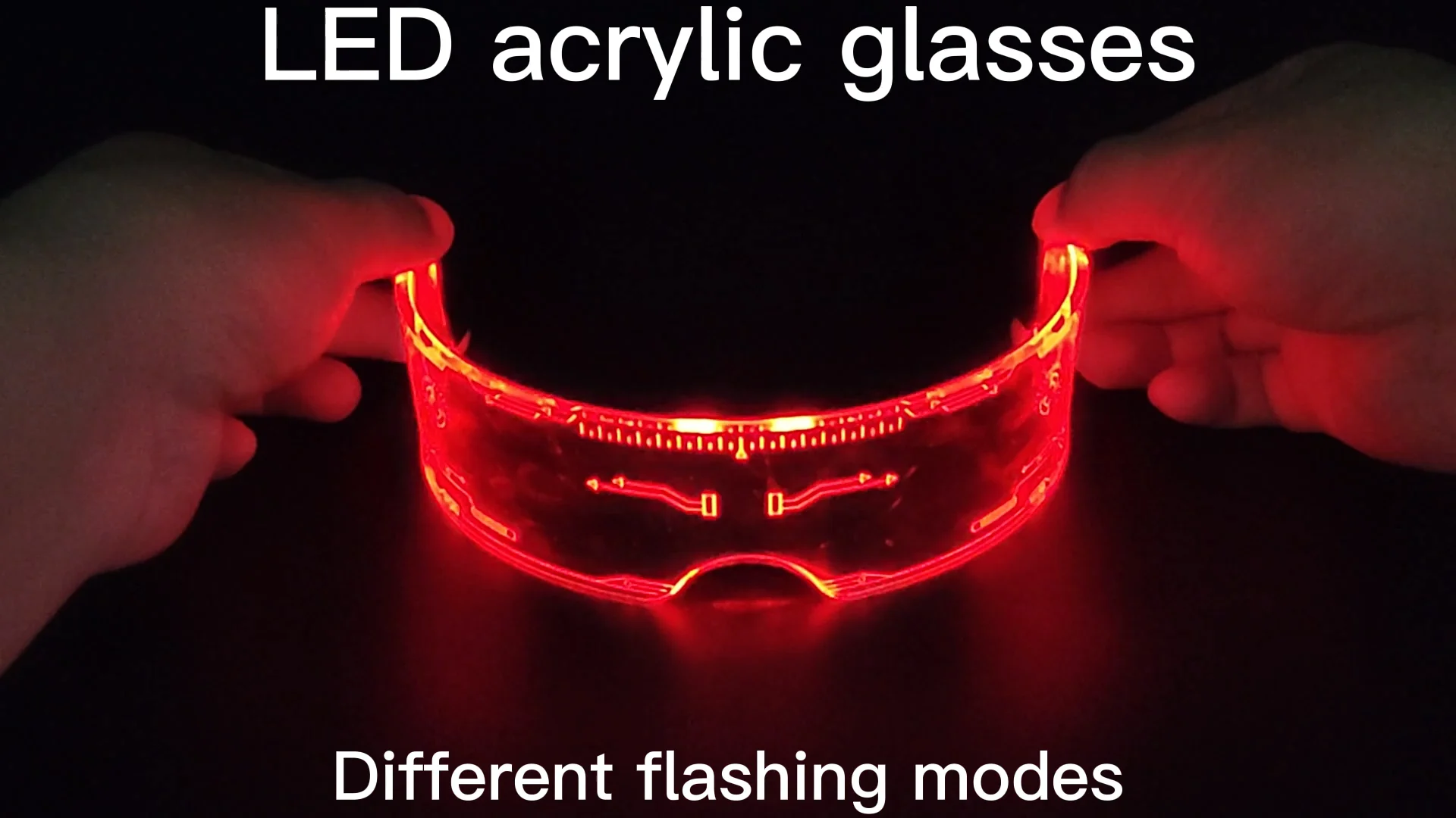 Party Favor Funny Cool Led Rave Sunglasses Led Technology Glasses - Buy ...