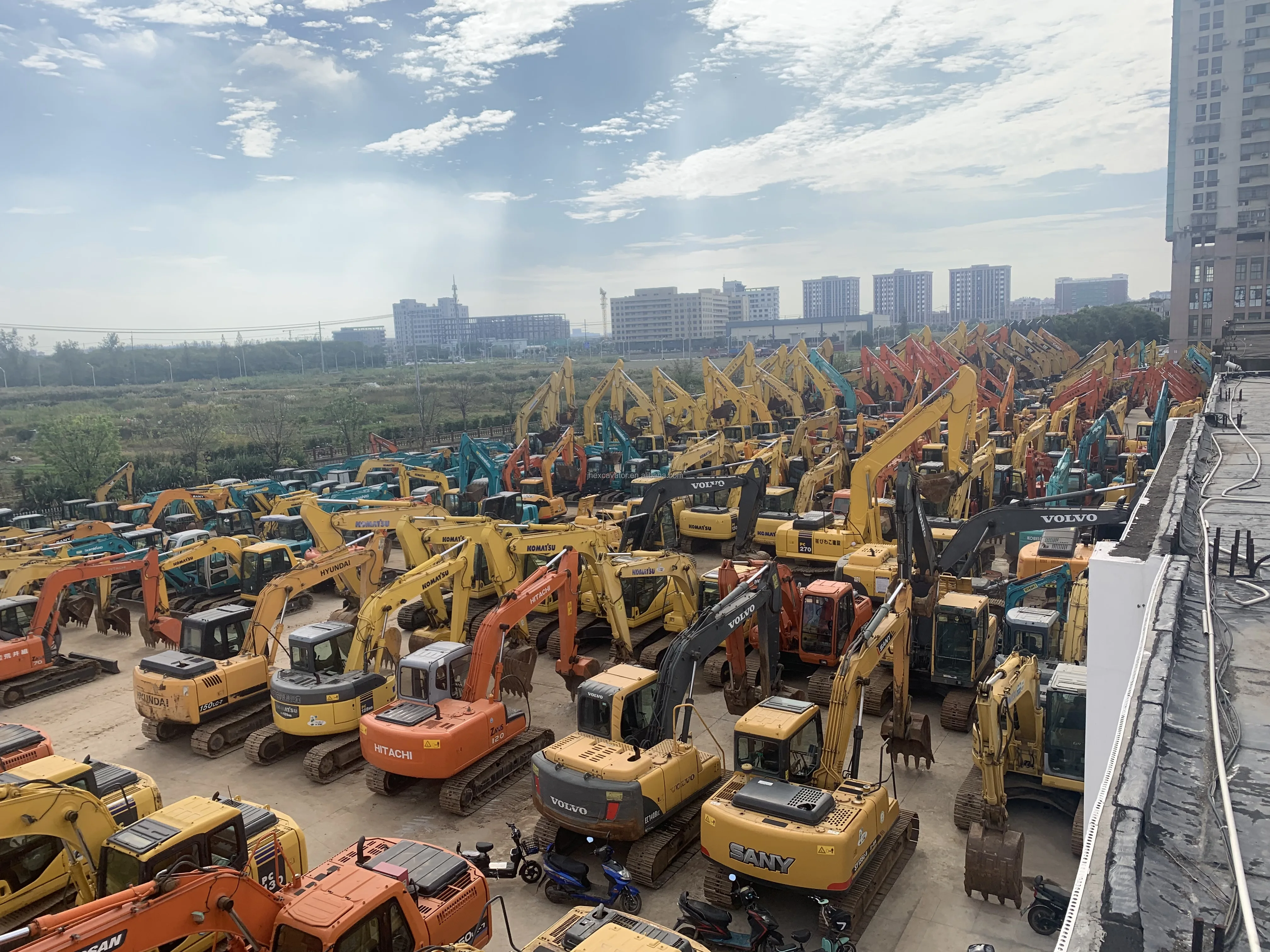 Used Volvo EC950EL Excavator - 95 Tons Crawler Construction Machinery ...