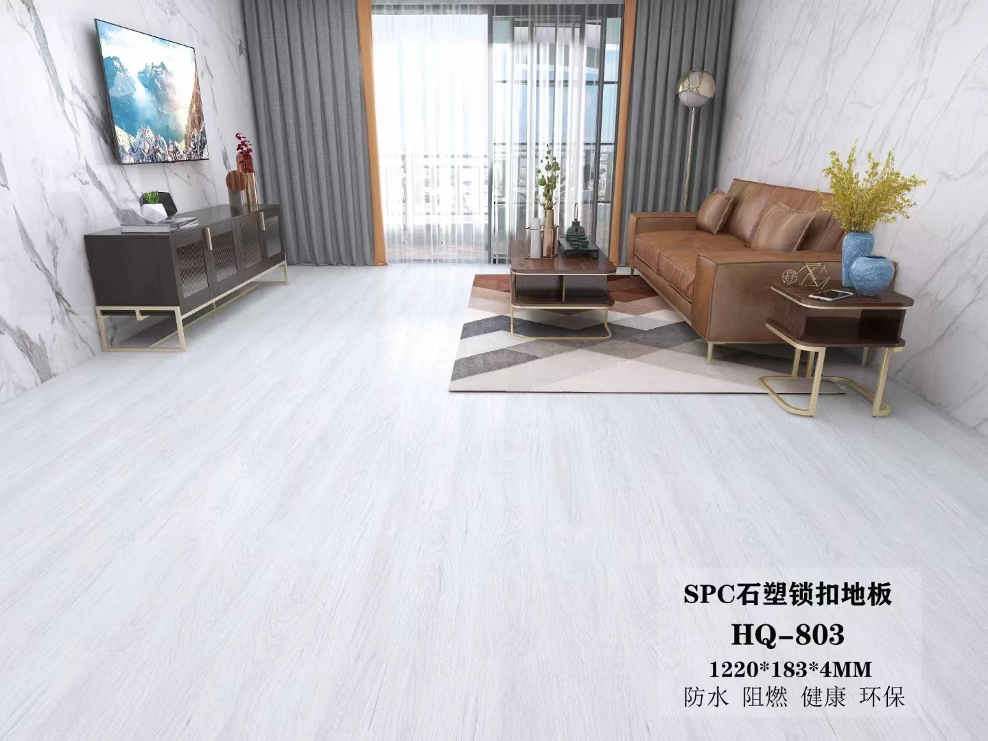 Pvc Flooring Vinyl Floor Spc Click Waterproof Plastic Spc Flooring ...