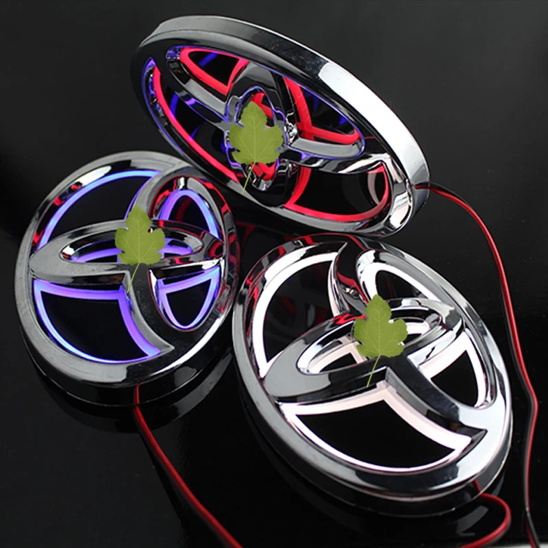 Led Illuminated 4d 5d Car Light Badge Sticker Rear Front Led Badge ...