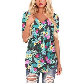 Personalized Hibiscus Flower Design For Women's Clothing Wholesale ...