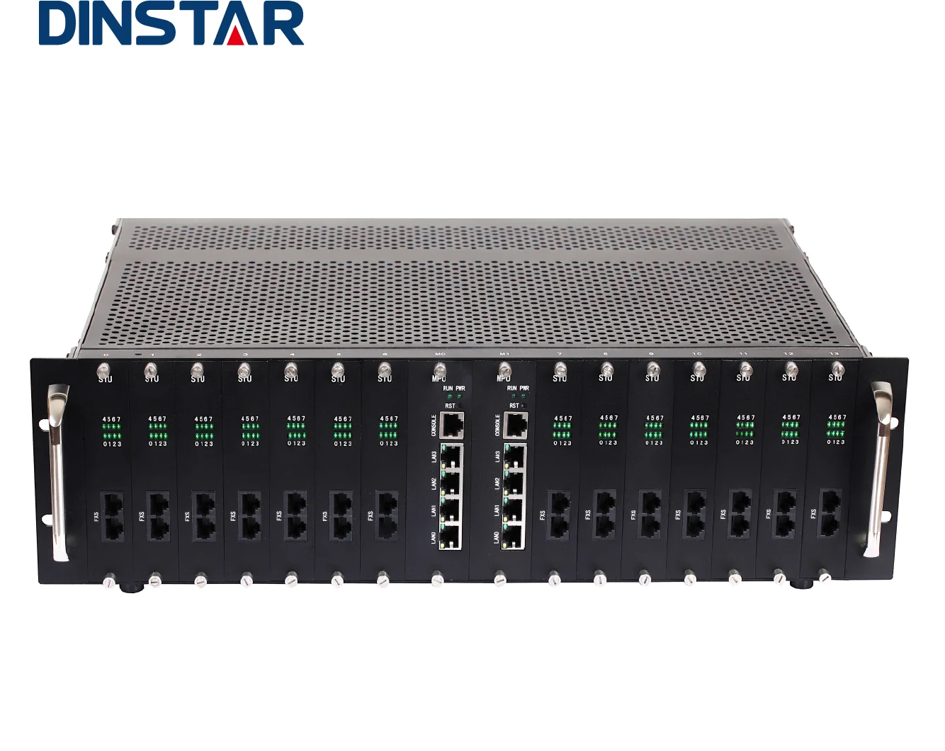 128 Ports Hybrid FXS FXO Analog Voip Gateway DAG3000