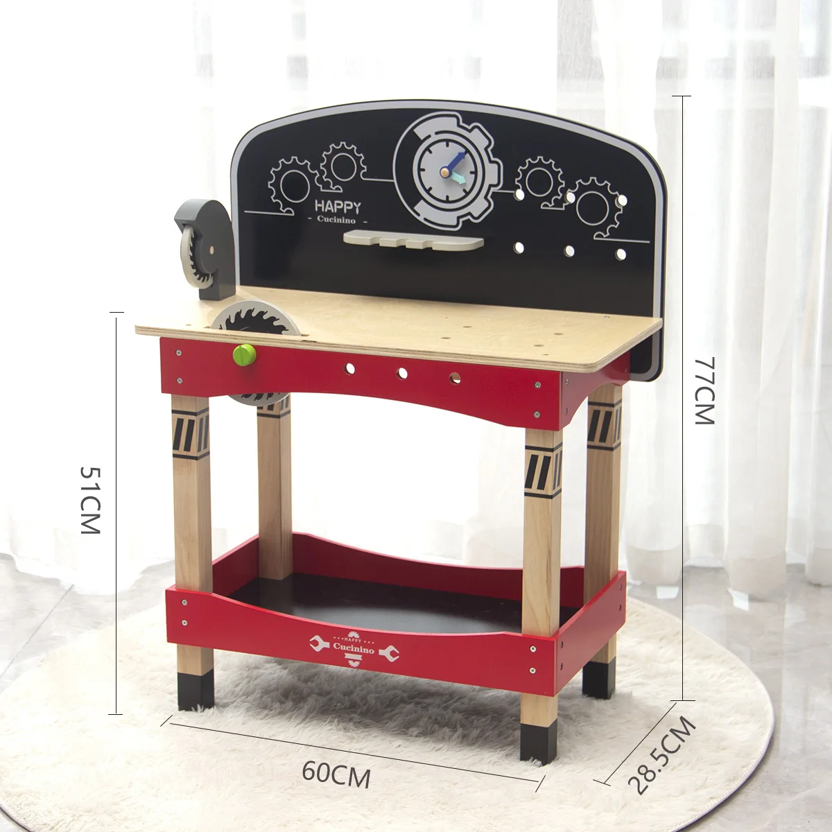 New Design Wooden Work Bench Disassembly Screw Game Tool Table Toy ...