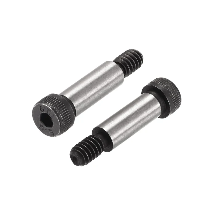 Custom Straight Knurling Head Hex Socket Slotted Low Head Shoulder Bolt ...