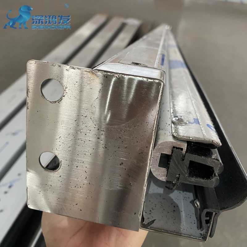 Stainless Steel Frame For Zipper Type High Speed Rolling Door Parts ...