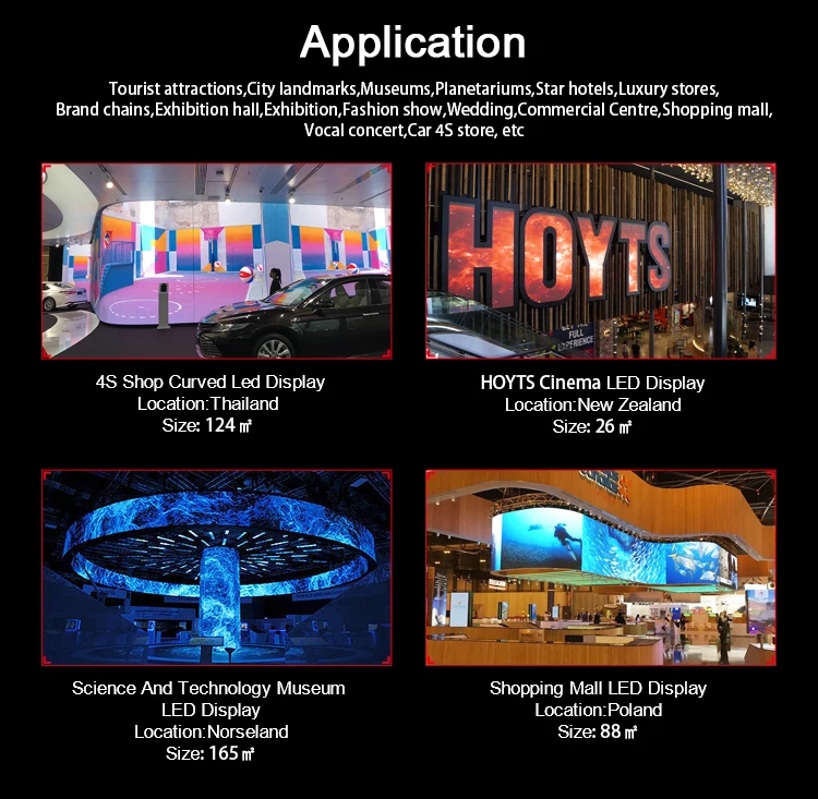 Mped Creativity Flexible Led Screen Seamless Splicing Solutions P1.25 ...