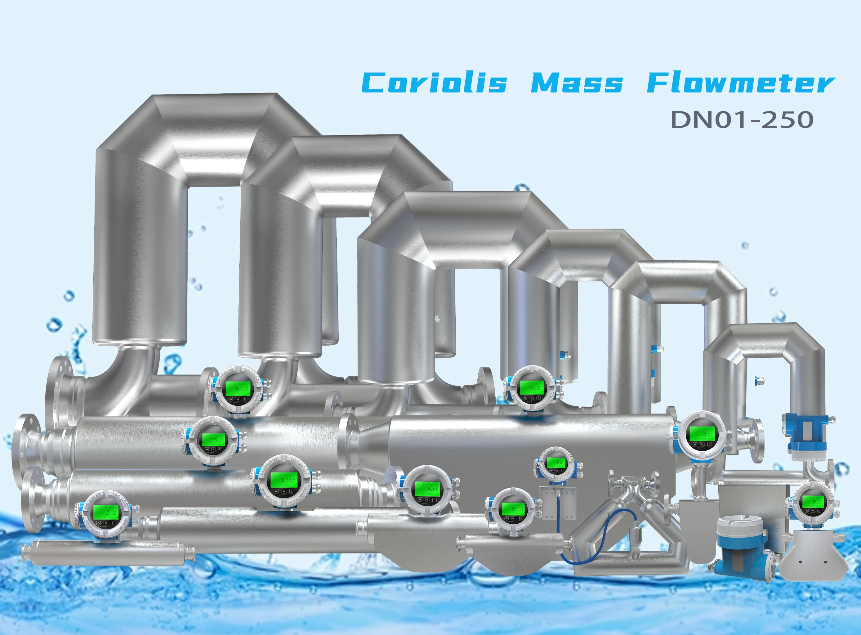 T-Series U-Shaped Digital Coriolis Mass Flow Meter OEM for Trade ...
