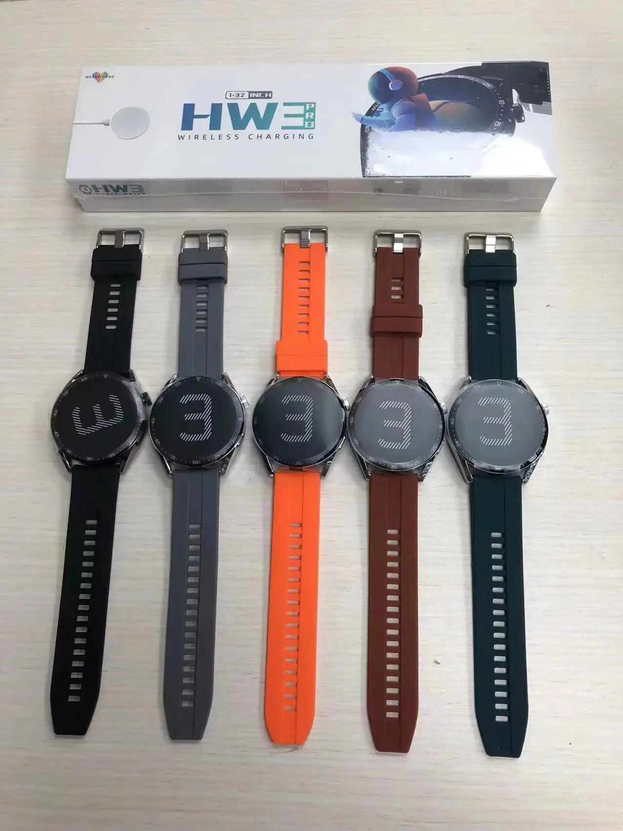 New Arrival Hw3pro Smartwatch 1.32inch Hd Wireless Charger Nfc Voice ...