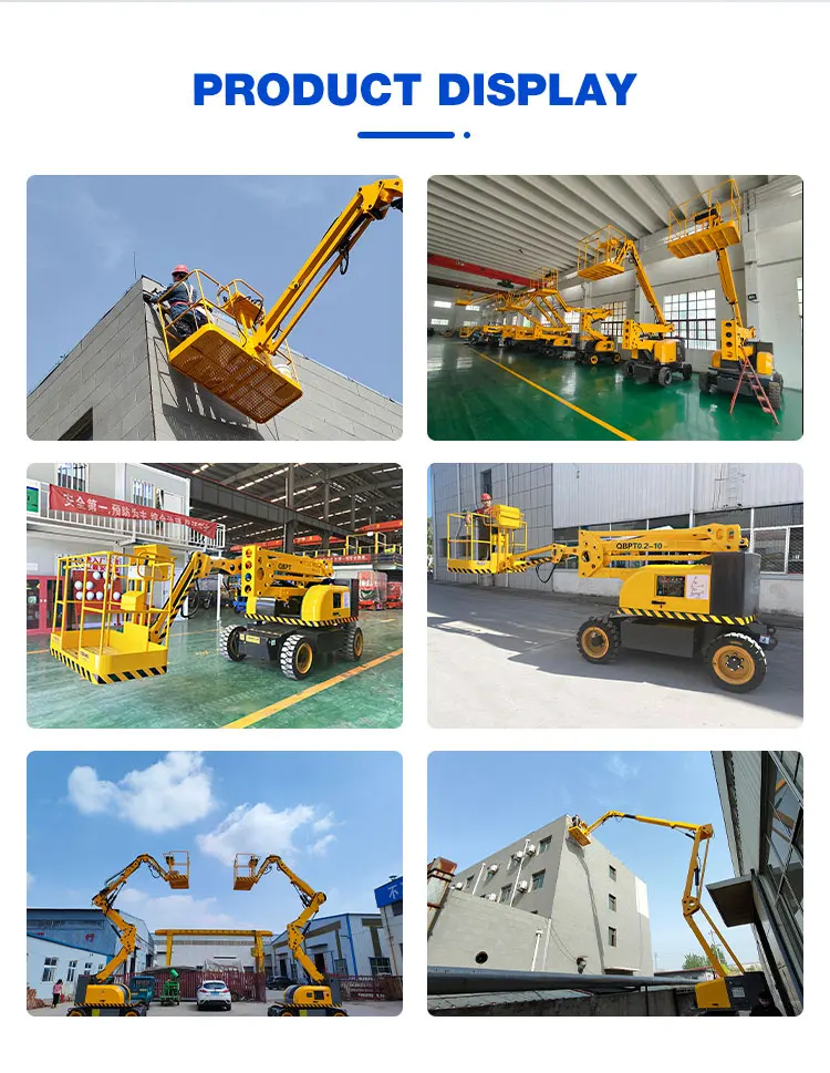 8~20m Telescopic Boom Lift Lift Aerial Work Platform Used Small Truck ...