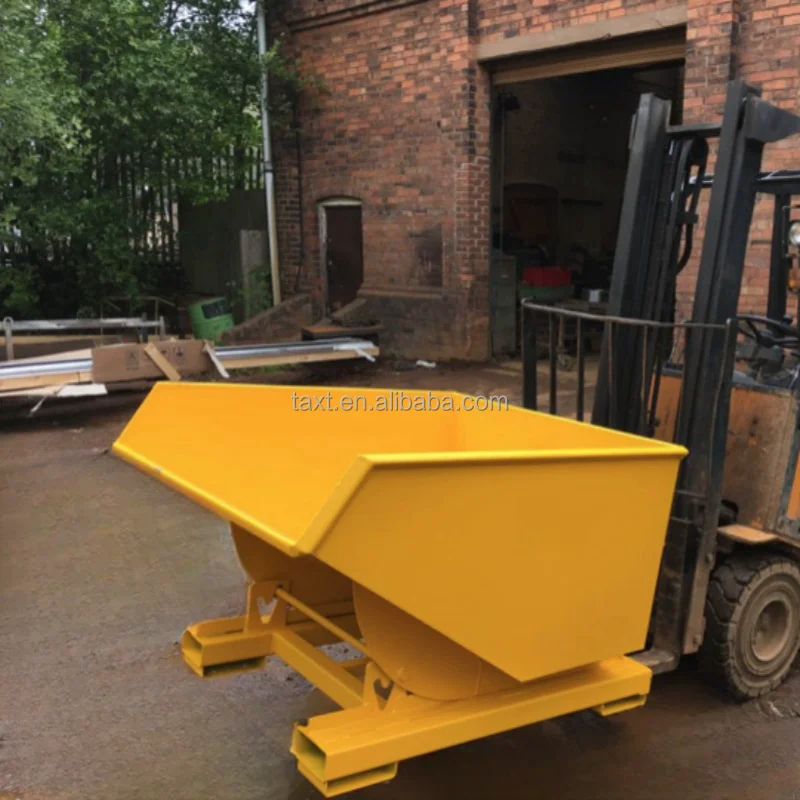 Hopper Tipping Metal Dump Truck - Efficient Waste Collection
