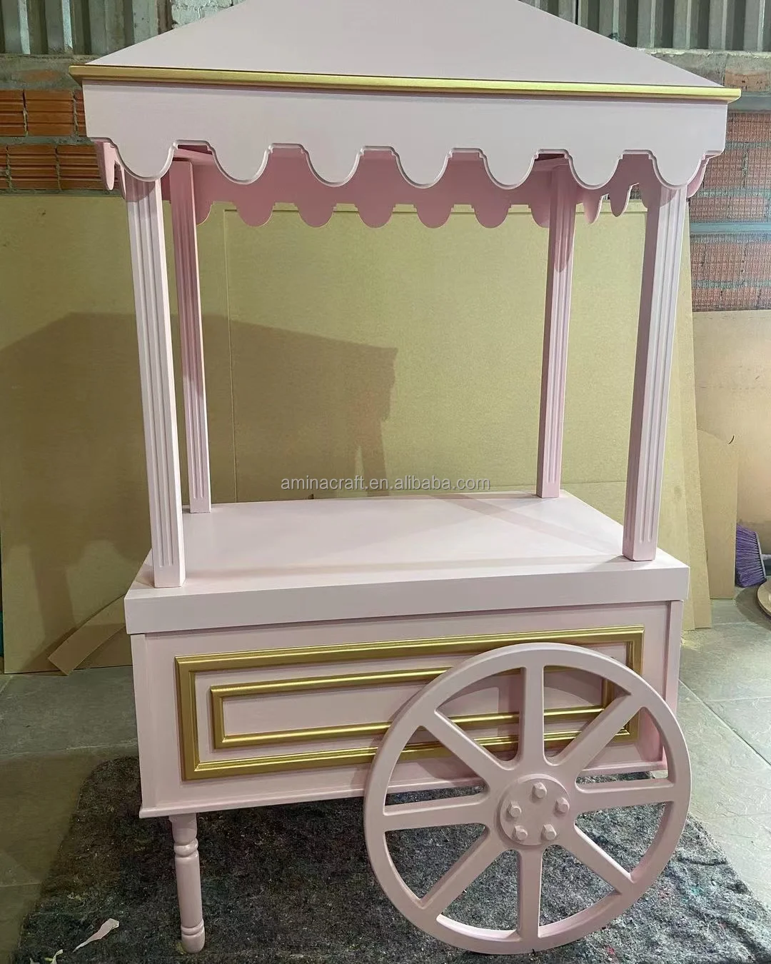 Amina Craft Candy Wedding Cart Cart Wedding Acrylic Cart for Wedding ...