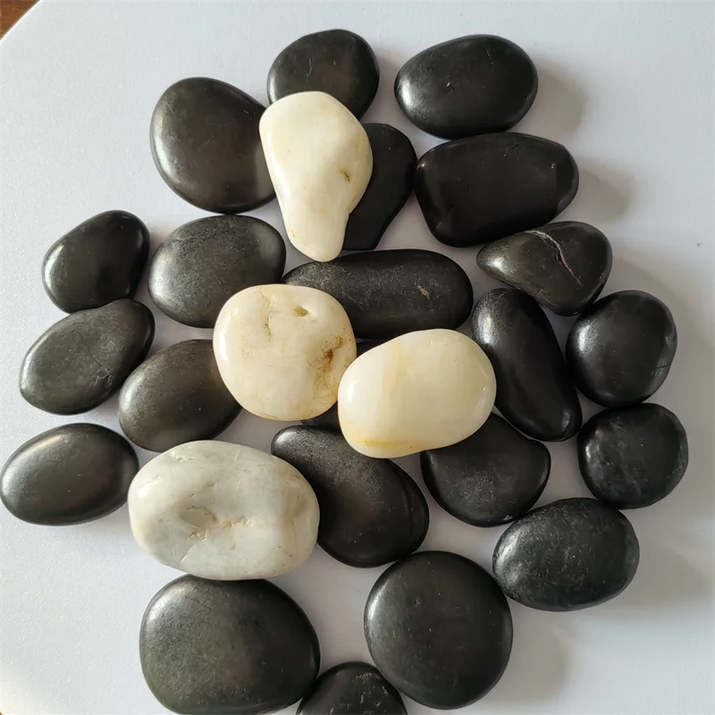 Small Mixed Multi-Colored Natural Cobbles & Pebbles Washed & Polished ...