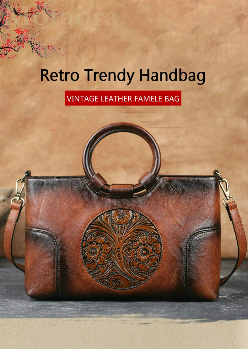 Fashion Cross-border Top Sale Elegant Famous Designer Retro Women Hand ...