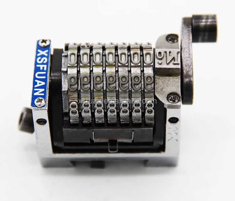 Rotary Numbering Machine Head 7digit with No. Printing